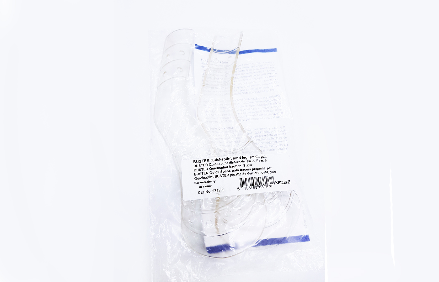 BUSTER Quicksplint พลาสติกใสสำหรับดามขาสุนัขและแมว | Best Equipment ...