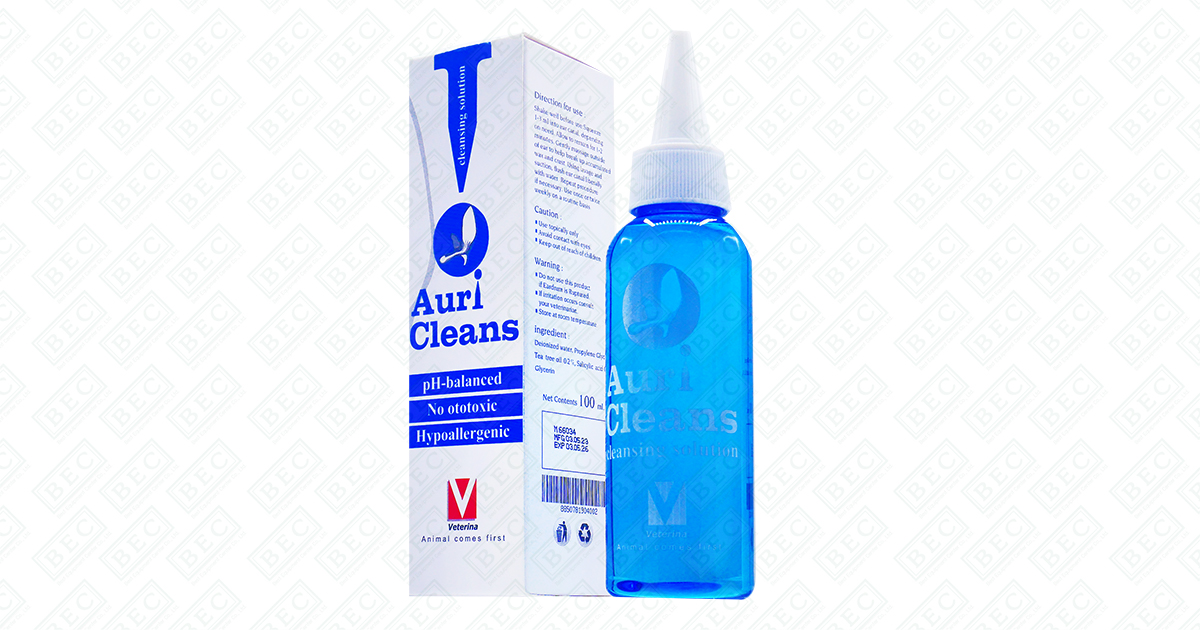 Auri Cleans น้ํายาล้างหูและทําความสะอาดหู ชนิดอ่อนโยน | Best Equipment Center Co., Ltd. (BEC)